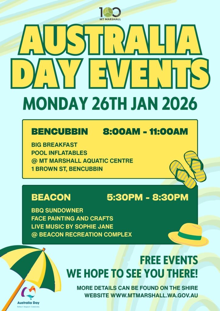 Beacon & Bencubbin Australia Day Events | Central Wheatbelt Visitor Centre